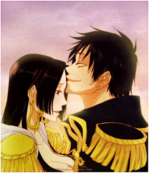 Luffy X Boa Com Imagens Luffy Boa Hanckok Desenhos De Anime