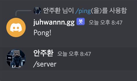 [discord bot] ping pong 및 구조 분리