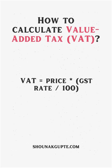 Free Value Added Tax Vat Calculator Online