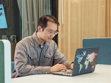 Asian Man Using Laptop Ai Photos Download The Best Free Asian Man