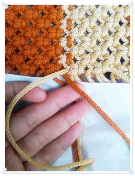 Cara Membuat Tas Dari Tali Kur Model Motif Pola Tas Rajut Cantik