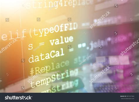 Programming Code Abstract Technology Background Software Foto Stok 581557369 Shutterstock