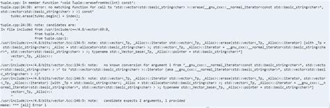 C No Matching Function For Call To Erase In Vector Stack Overflow