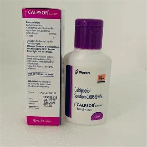 50mcg Ml 15ml Calcipotriol Solution Lotion For Clinical Packaging