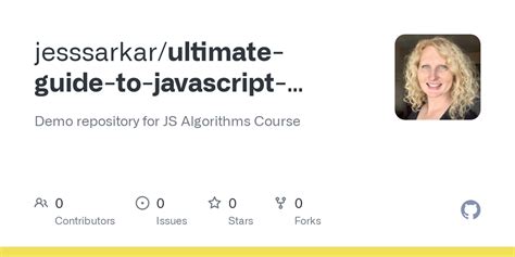 GitHub Jesssarkar Ultimate Guide To Javascript Algorithms Demo