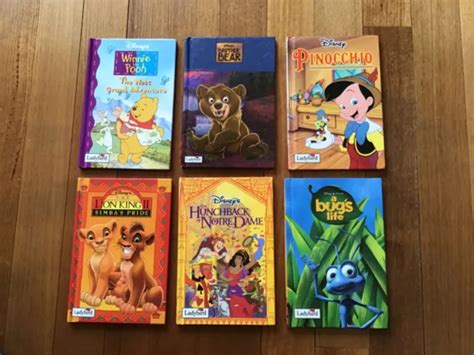6 Ladybird Disney Books Inc Pinocchio Bugs Life Brother Bear And Lion