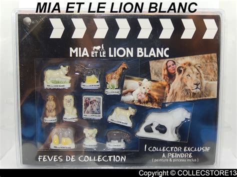 SERIE COMPLETE DE FEVES EN COFFRET MIA ET LE LION BLANC FEVES HORS