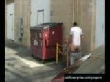 Outdoor Sex Behind A Trash Container XXXBunker Com Porn Tube