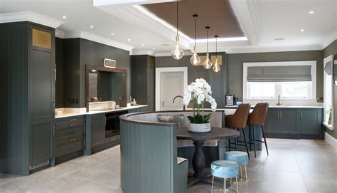 Classic Modern Green Kitchens