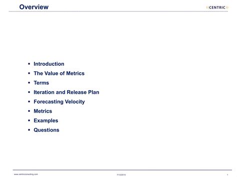 Value Of Agile Metrics Pptx Business Business And Finance