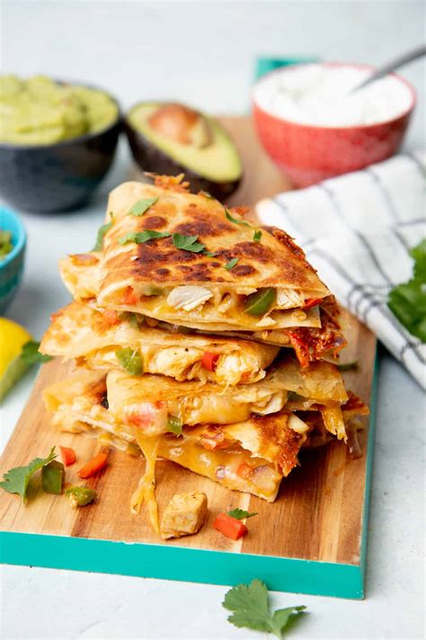 Fool Proof Cheesy Chicken Quesadilla Wholefully