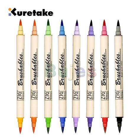 Kuretake Zig Memory System Brushable Twin Tip Brus Grandado