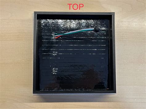 wordclock 16x16 led matrix by awsw download free stl model