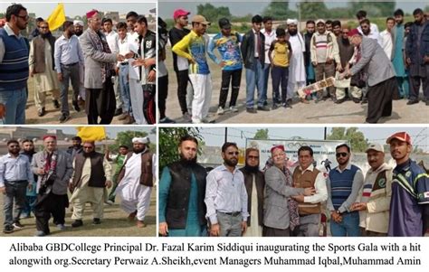 Inter Class Sports Gala At Alibaba Gbd College Kotri Inaugurated By Dr