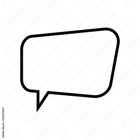 Speech Bubble Vector Icon