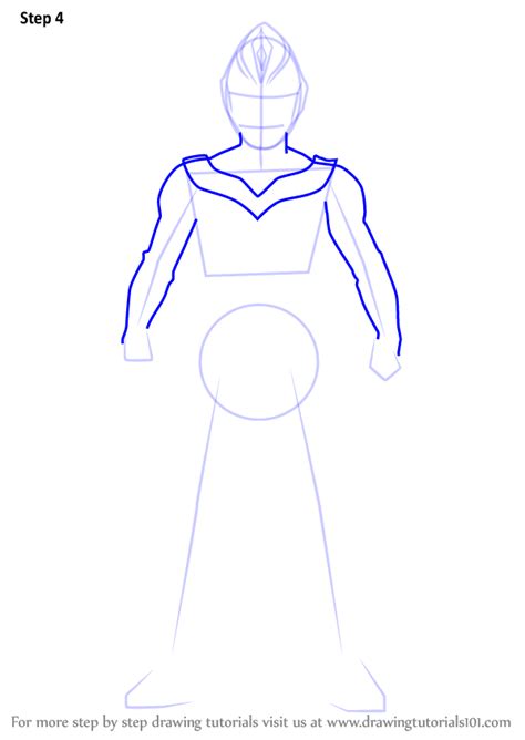 How To Draw Ultraman Dyna Ultraman Step By Step