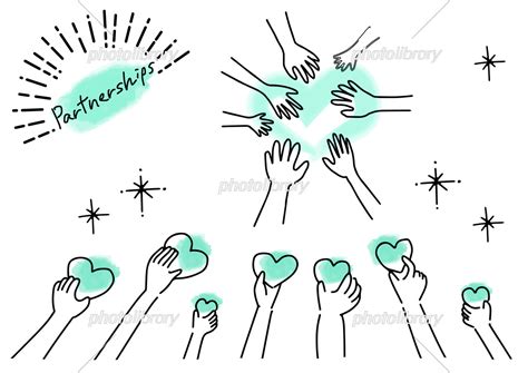 寄付や助け合いのイメージシンプルイラスト イラスト素材 6924602 フォトライブラリー photolibrary