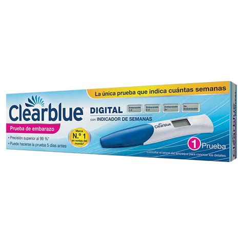 CLEARBLUE DIGITAL PRUEBA DE EMBARAZO X 1 UND Casa y Salud Droguerías