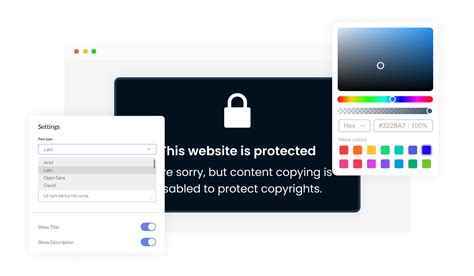 Copyright Protection Widget Free And Works On Any Website