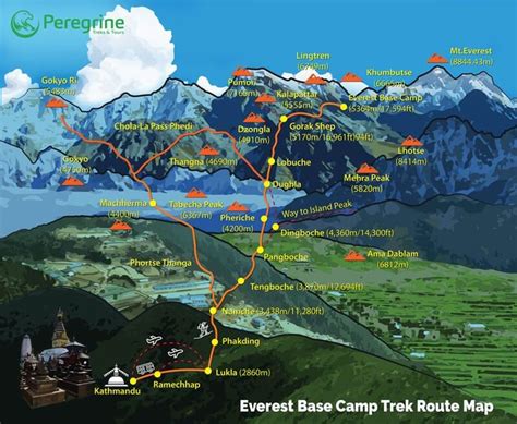 Mount Everest Maps Map Of Mount Everest Base Camp Vrogue Co