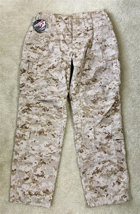 New Crye Precision Usmc Desert Camo Frog Pants Size Large Regular