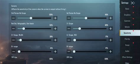 PUBG New State Mobile Sensitivity Settings Best Camera ADS And