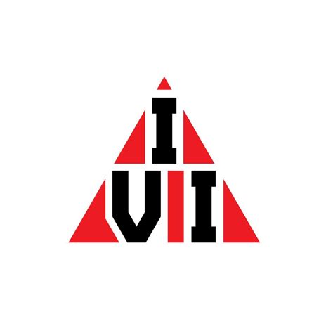 Ivi Triangle Letter Logo Design With Triangle Shape Ivi Triangle Logo