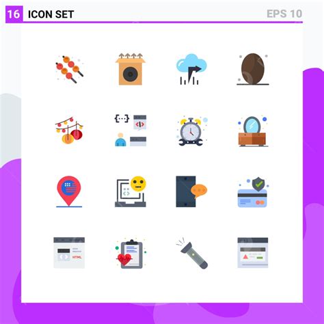 Flat Coding Vector Png Images Set Of 16 Commercial Flat Colors Pack