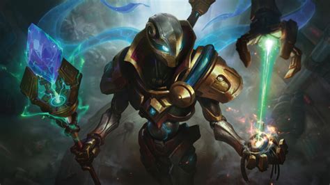2352c Viktor Full Machine Skin New Lol Rework Splash Art 8k Wallpaper Pc Desktop
