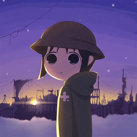 Oathlox Chito Shoujo Shuumatsu Ryokou Shoujo Shuumatsu Ryokou 1girl Black Eyes Black Hair