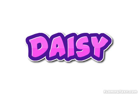 Daisy Logo Free Name Design Tool From Flaming Text