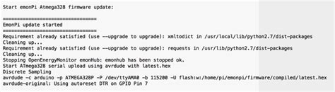 EmonPi RFM69 Firmware Update EmonPi OpenEnergyMonitor Community