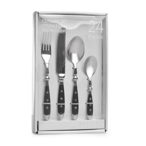 Letotoncasa Set De Cubiertos Sakura Mediterranean De 24 Piezas
