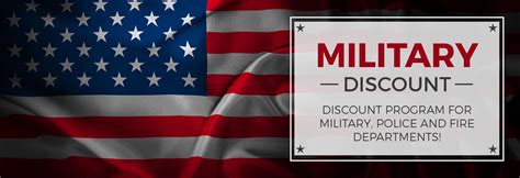Military And Veterans Discount First Responder Discounts