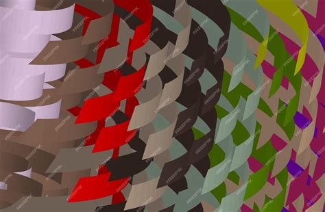 Premium Vector 3d Render Abstract Surface Chaos Mesh Background