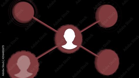 Social Network Animation For Use In Presentations Manuals Design Etc