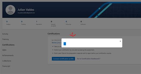 Im Not Able To Connect My Certification Profile Microsoft Qanda