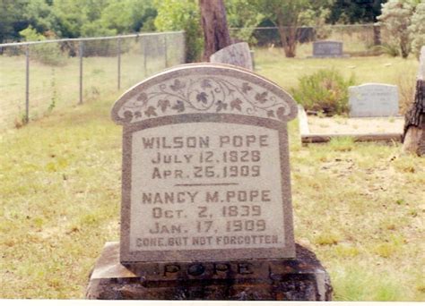 Nancy Missouri Wiggins Pope 1839 1909 Find A Grave Memorial