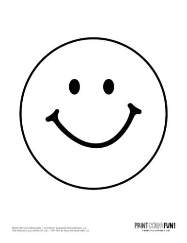 Free Printable Happy Emoji Faces Emoji Happy Face Coloring Page