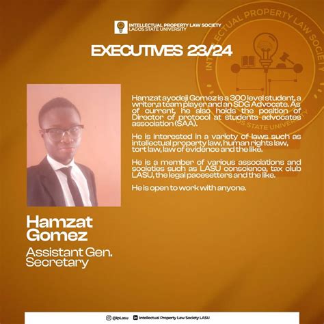 Introducing The Assistant General Secretary Of The Intellectual