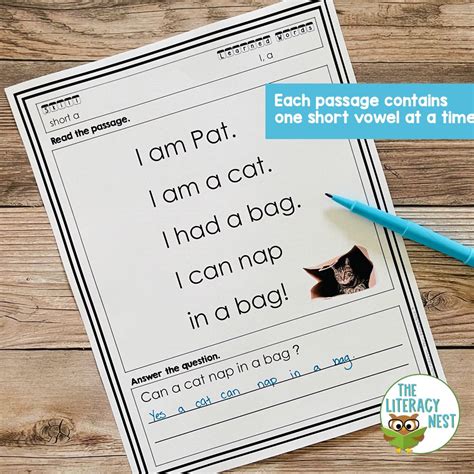 Cvc Words Decodable Passages For Orton Gillingham Lessons The