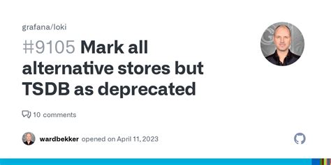Mark All Alternative Stores But Tsdb As Deprecated Issue