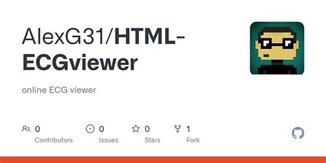 GitHub AlexG31 HTML ECGviewer Online ECG Viewer