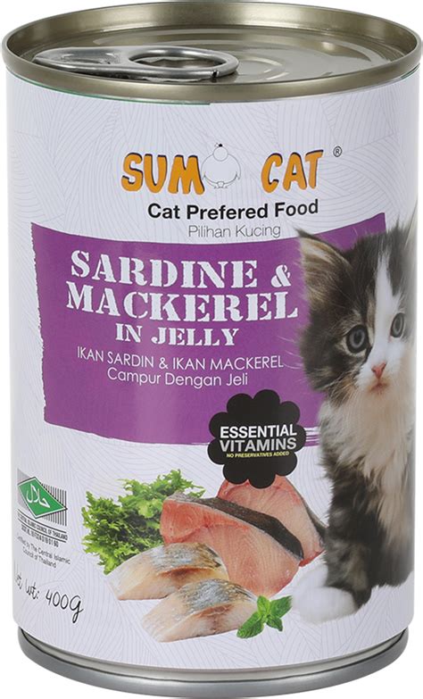 Sumo Cat Sardine And Mackerel In Jelly 400g Cd053 24 Cans Lazada