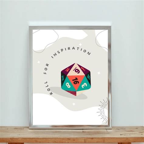 Minimalist Dnd Home Decor Etsy