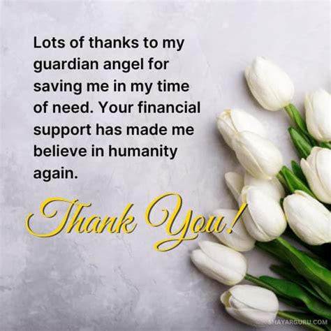 80 Best Thank You Messages For Financial Support
