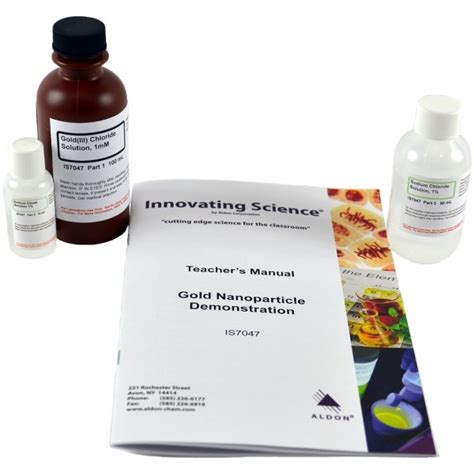 Gold Nanoparticle Demonstration Kit