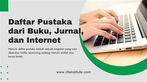 Daftar Pustaka Referensi Dari Buku Jurnal Dan Internet