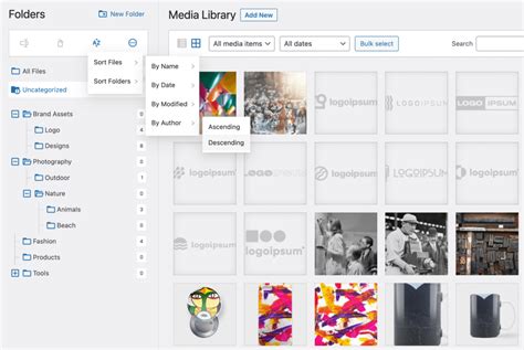 Folder Tree Interface CatFolders