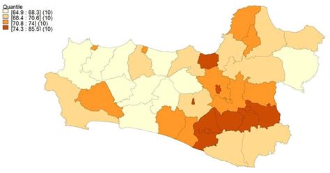 Custer Perform Of Hdi In Yogyakarta Special Region And Central Java
